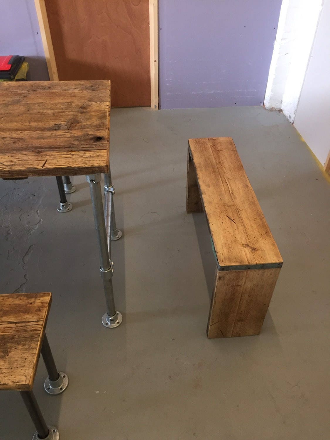 Scaffold Board and Scaffold Pole Table and Benches. - Etsy UK