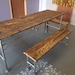 Scaffold Board and Scaffold Pole Table and Benches. - Etsy