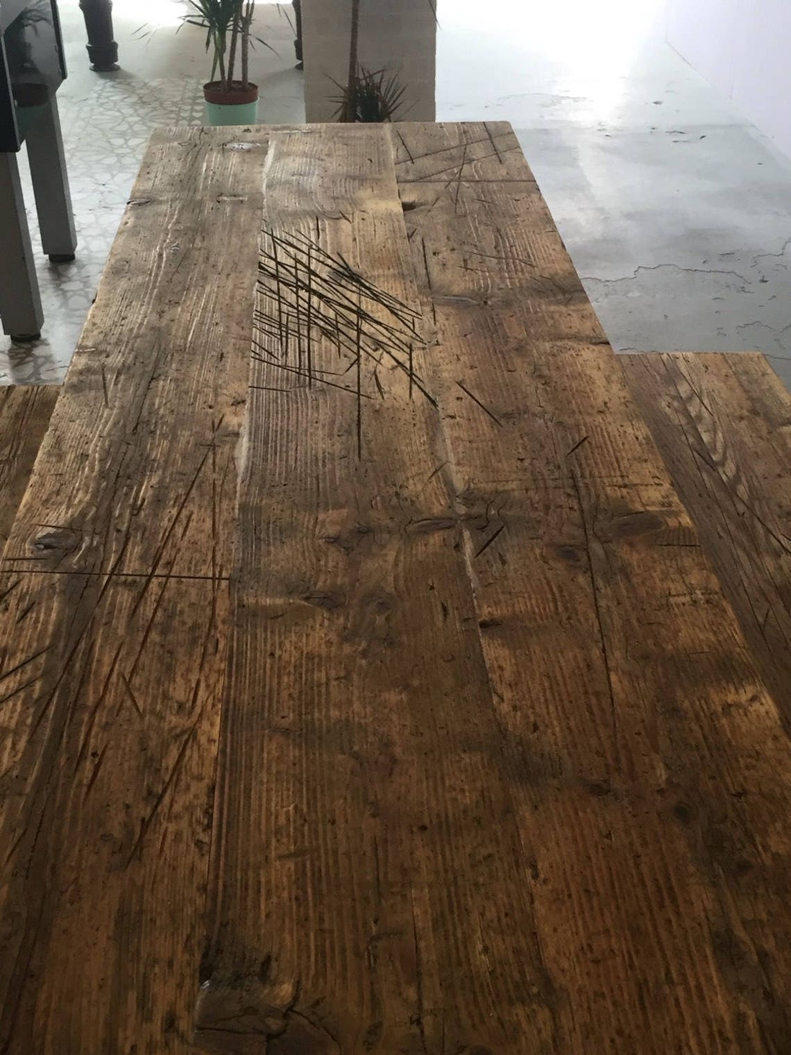 Scaffold Board and Scaffold Pole Table and Benches. - Etsy UK