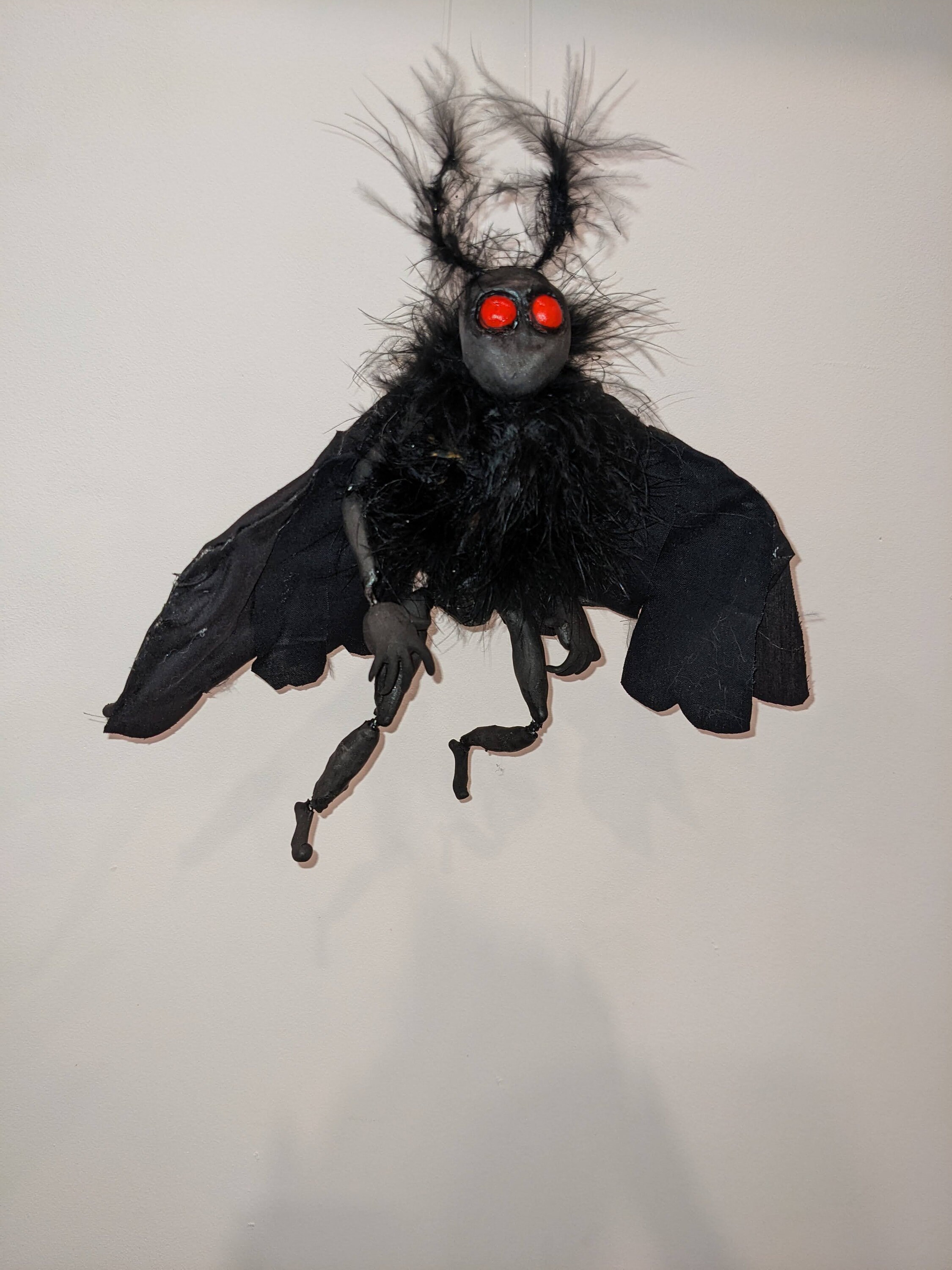 Poseable Mothman Puppet - Etsy