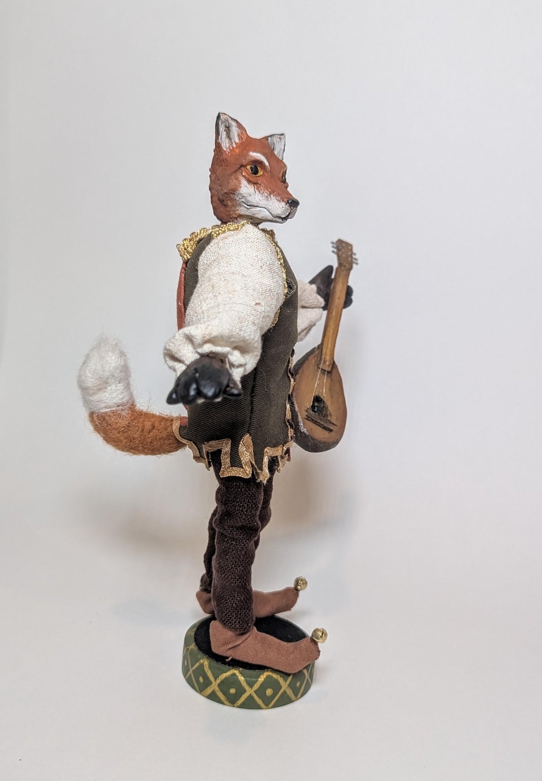 Poseable Renaissance Fox Bard Doll Puppet - Etsy