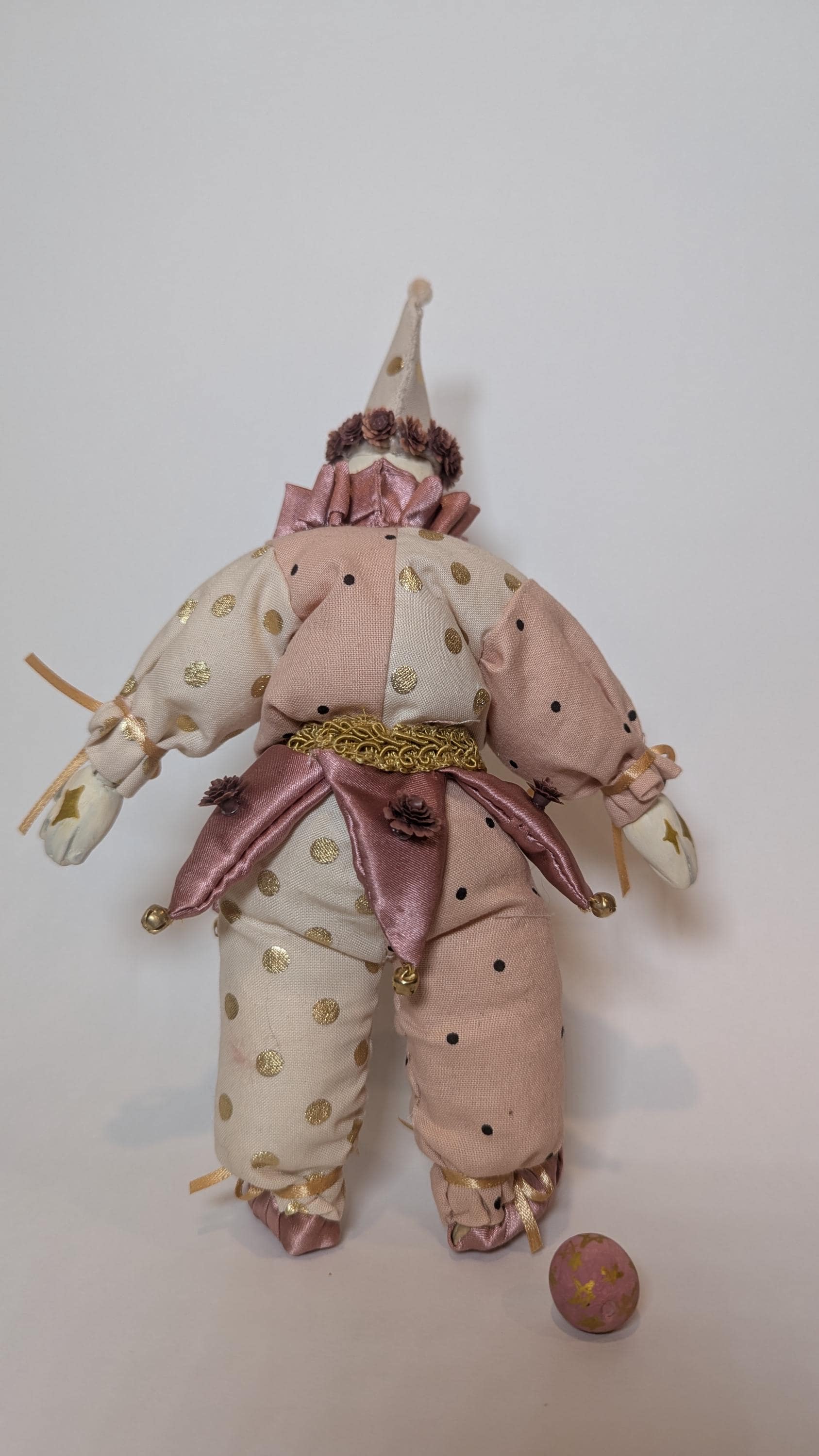 Poseable Victorian Harlequin Clown Doll Puppet - Etsy