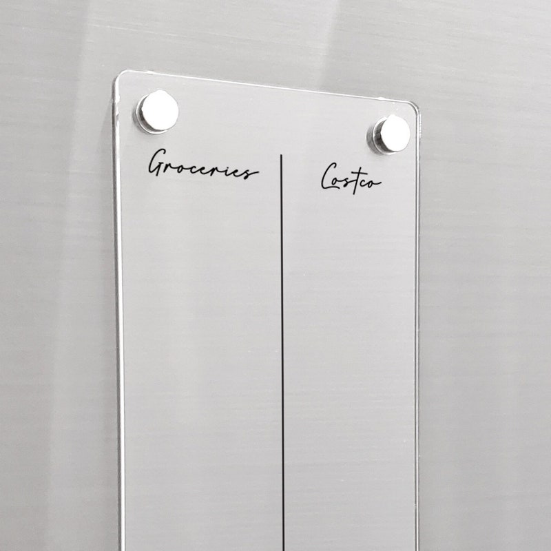 Fridge List Magnet - Etsy