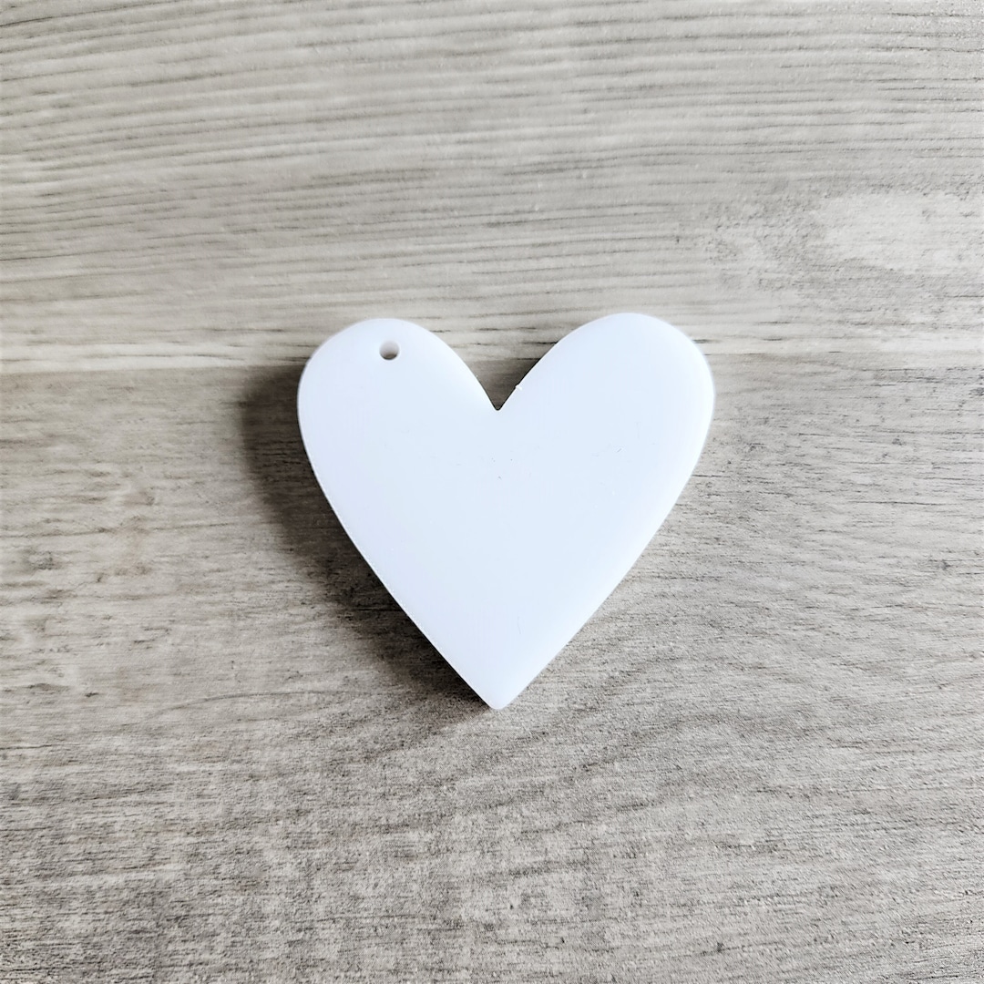 Acrylic Blank - Heart Keyring - Acrylic Cut Out - Acrylic Supplies ...