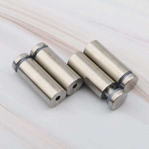 Set of 4 Standoffs Hardware for Signs, Acrylic Sign Hardware, Metal ...