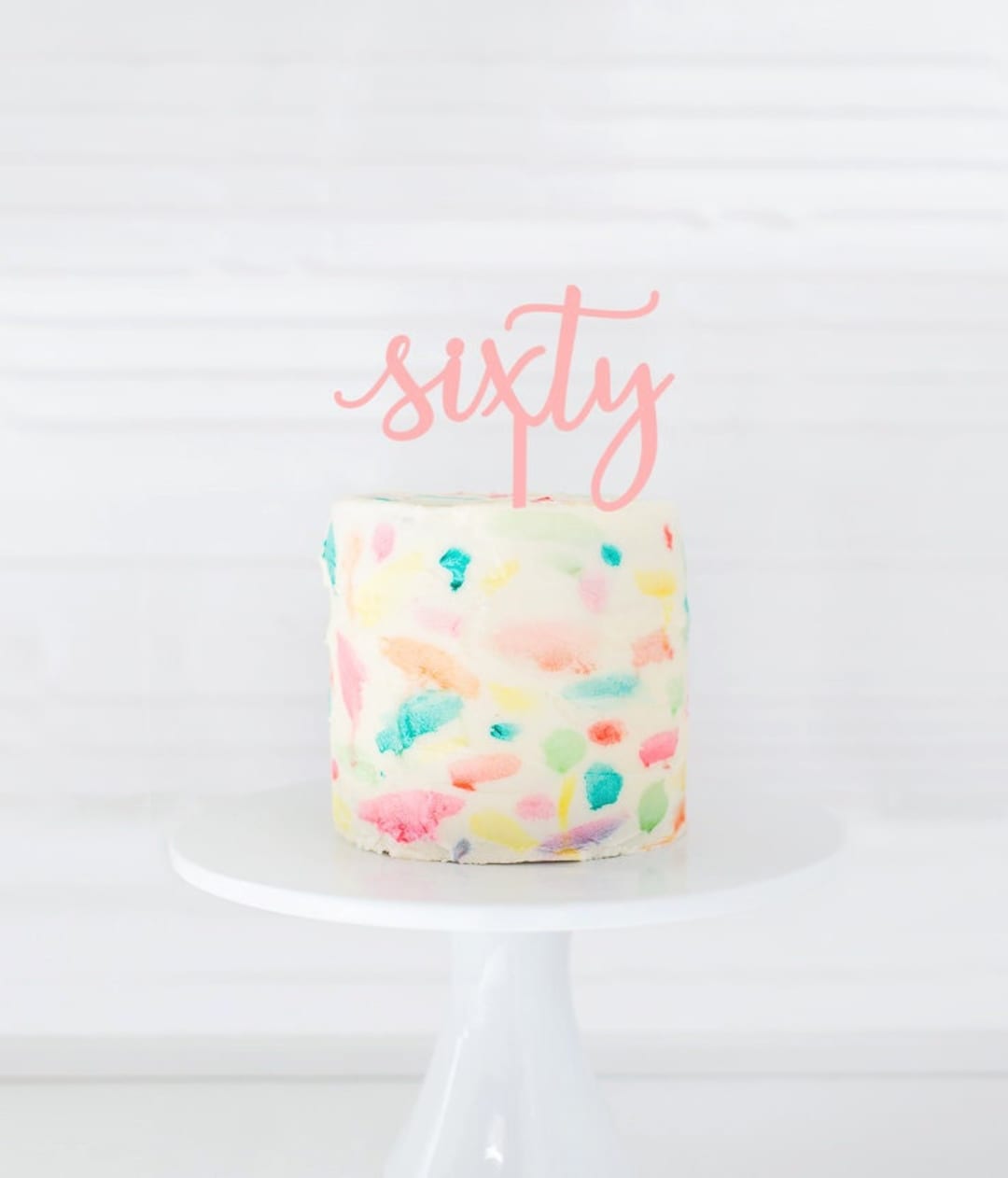 Sixty Cake Topper, 60 Year Cake Topper, Milestone Birthday, Anniversary ...