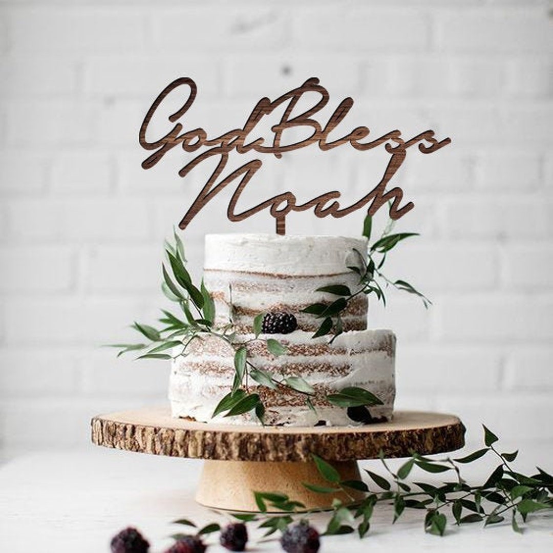 God Bless Cake Topper Personalized God Bless Cake Topper - Etsy God Bless Cake Topper Personalized God Bless Cake Topper - Etsy