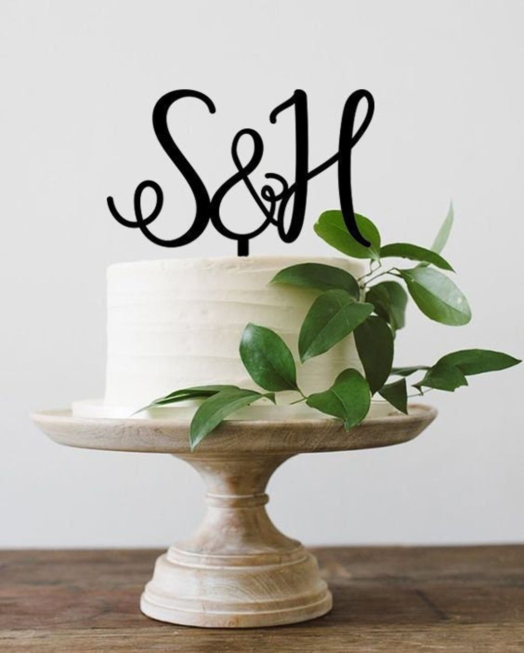 Initial Cake Toppers, Wedding Cake Topper, Initials Cake Ornament ...