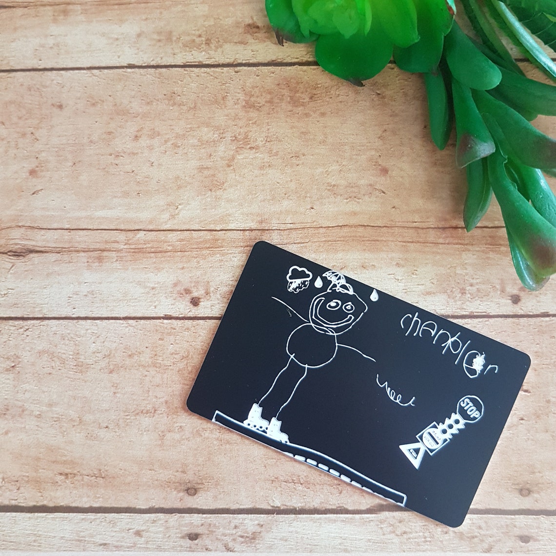 Custom Handwritten Wallet Card, Gifts for Him, Customized Wallet Card ...