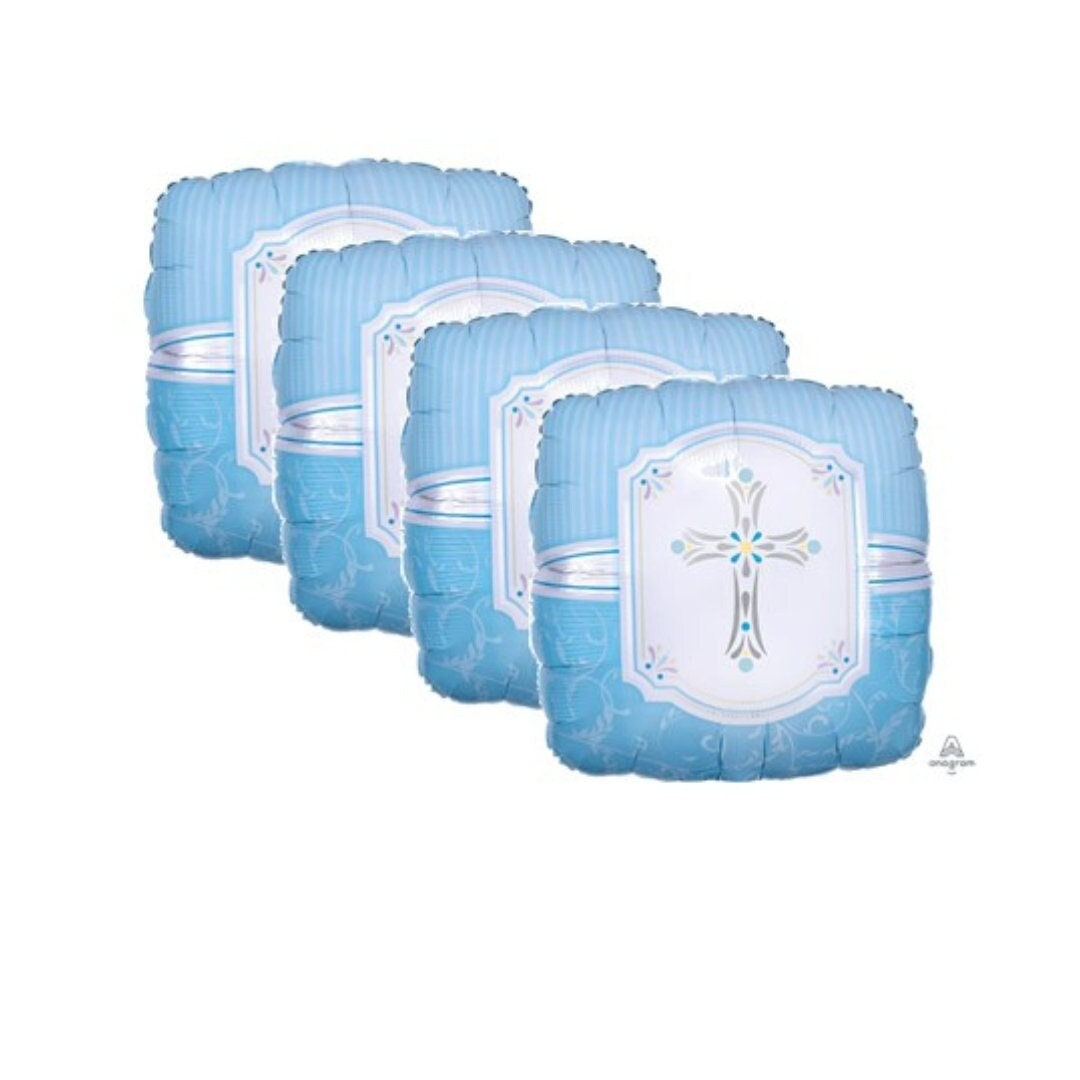 Blue Boy Foil Balloon, First Communion, Baptism, Confirmation Party ...