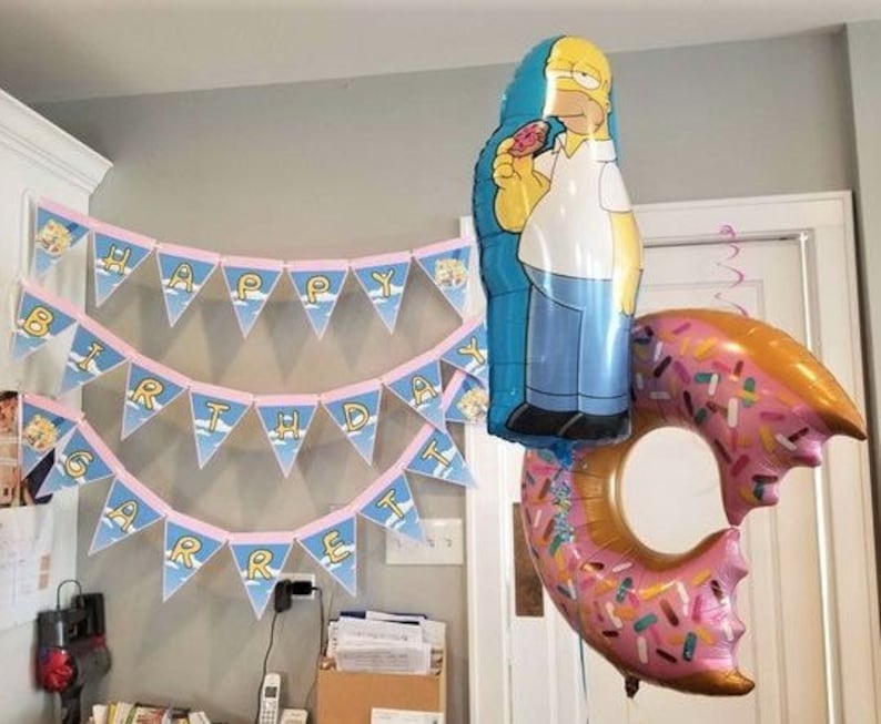 Jumbo Simpsons Mylar Balloon | Etsy
