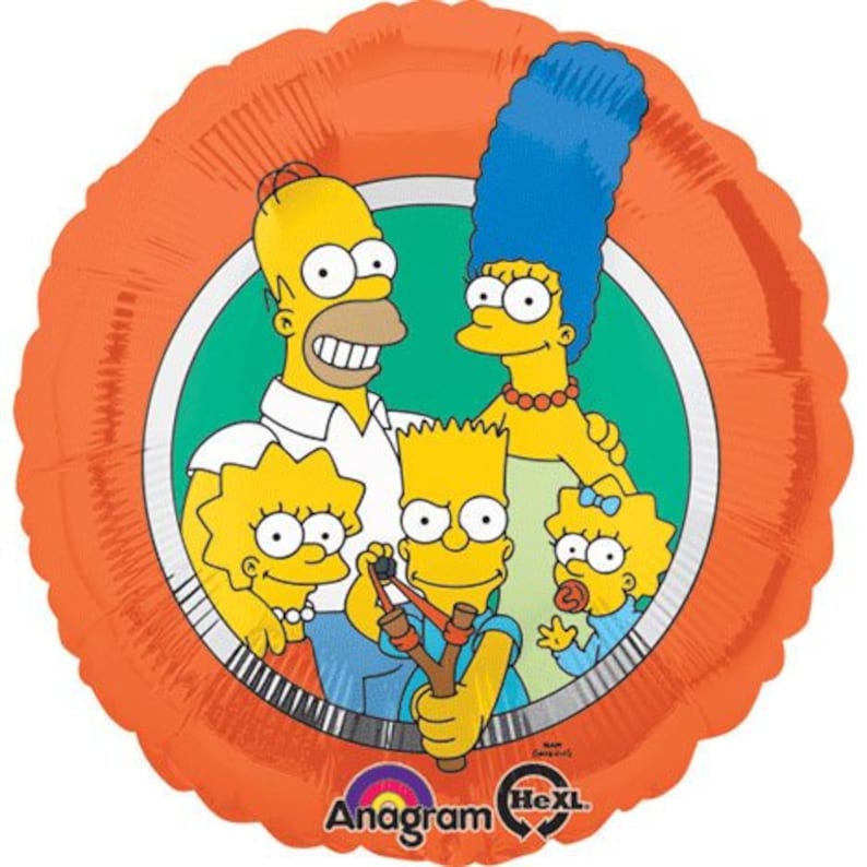 The Simpsons Birthday Party Balloon Set - Etsy