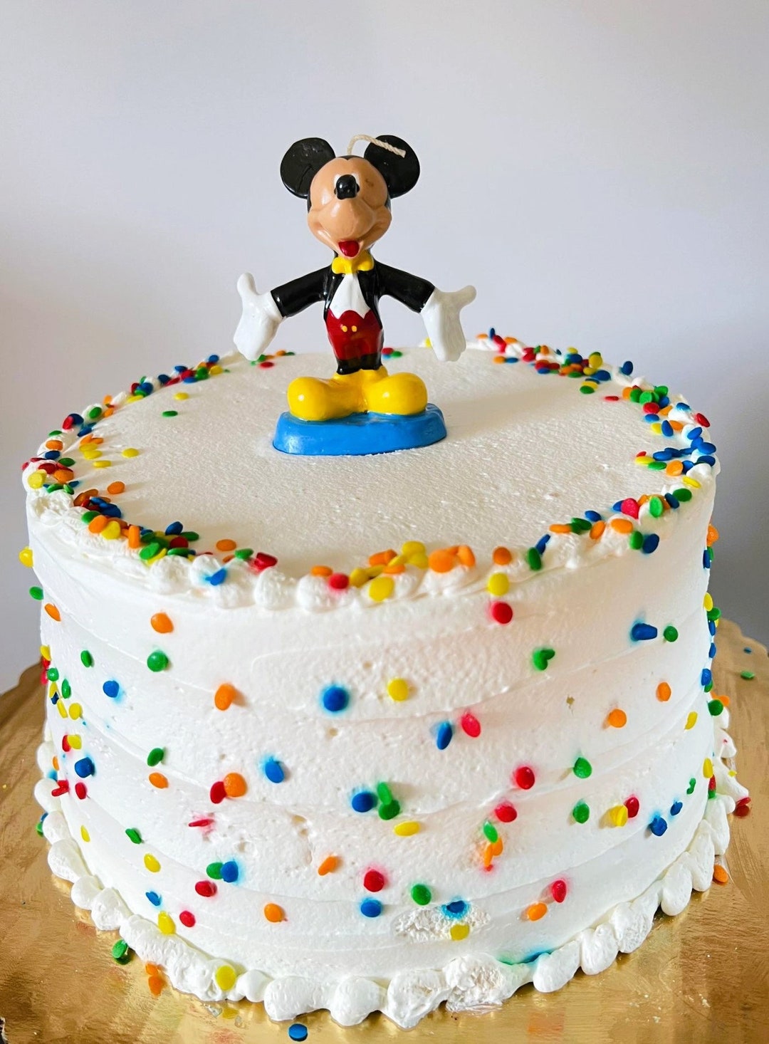 Mickey Mouse Birthday Candle, Mickey Birthday Candle - Etsy