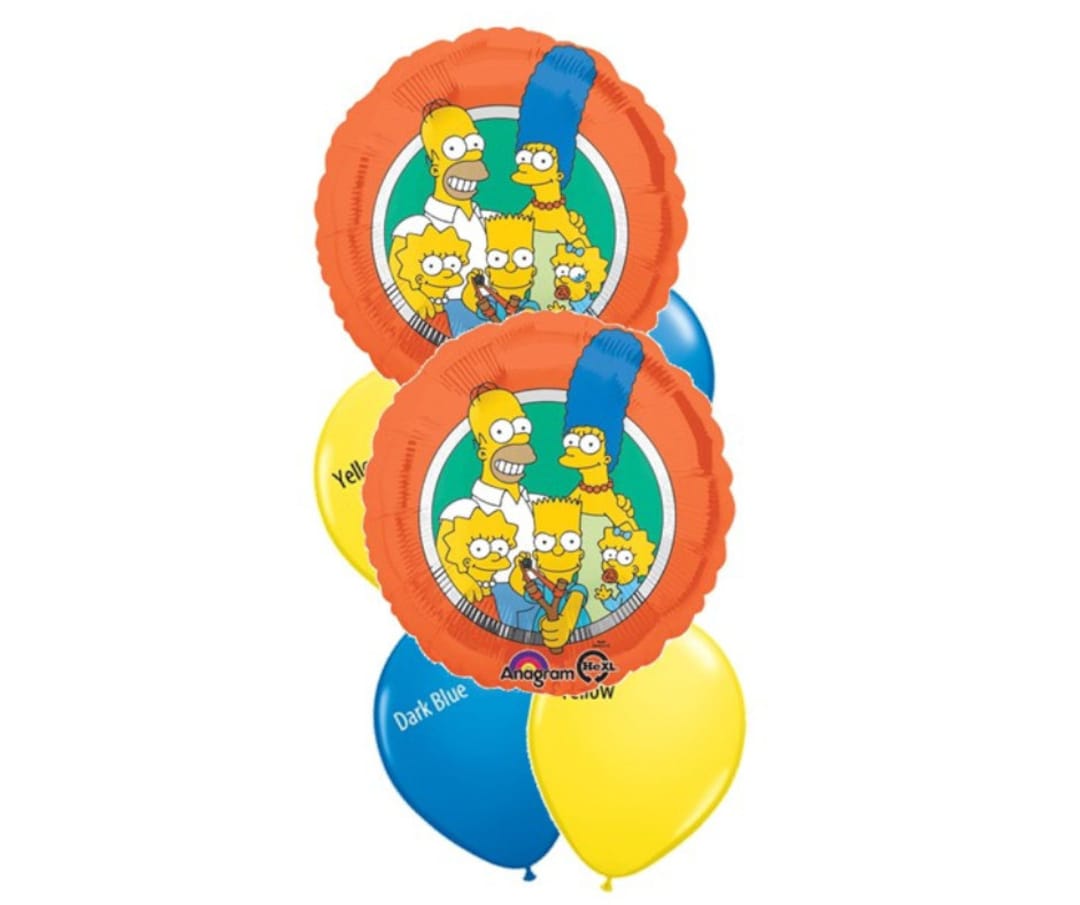 The Simpsons Birthday Party Balloon Set - Etsy