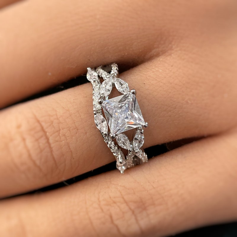 Edgy Engagement Ring - Etsy