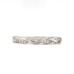 MIA Infinity Band, Braided Band, Twist Wedding Band, Eternity Band ...