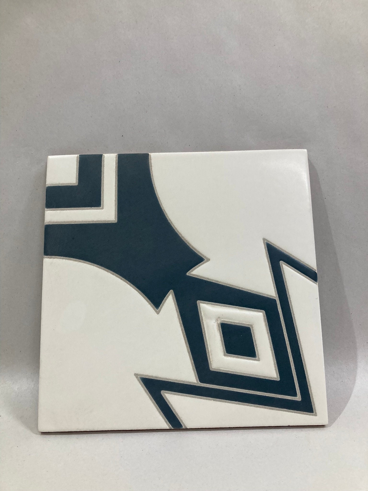Trivet 8x8 Hand Glazed Ceramic Tile Riser 8 - Etsy