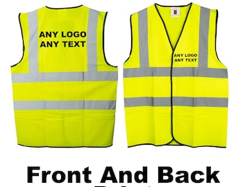High Visibility Custom Vest - Etsy