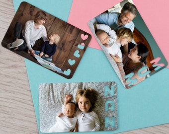 Personalised Photo Wallet Card Metal ANY PHOTO Insert for Wallet Purse ...