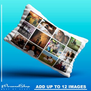 Personalised Photo Collage Pillowcase Custom Made Pillow Case Gift up ...
