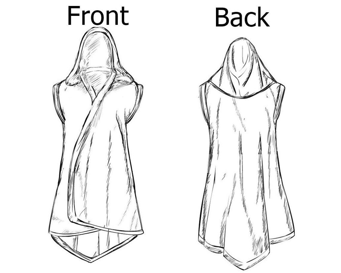 Star Wars Costume Star Wars Tunic With Hood BECOME Your Own - Etsy