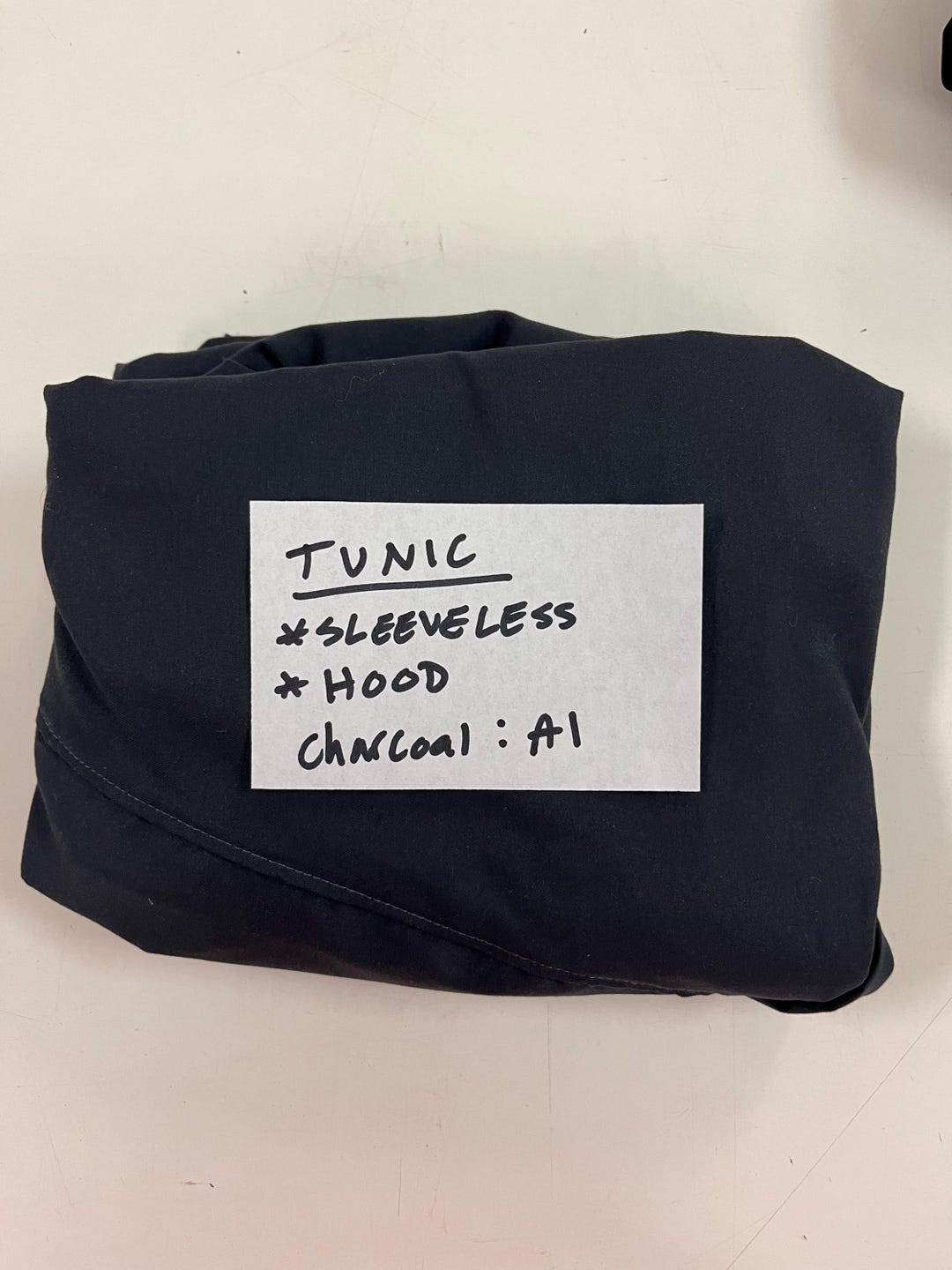 Read to Ship - Charcoal Tunic Sleeveless W/hood A1 - Etsy