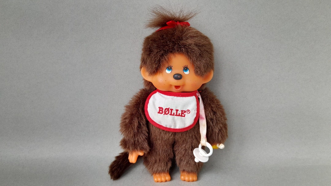Vintage Monchhichi Bolle, Baby Bolle 1970, Danish, Monkey Doll ...
