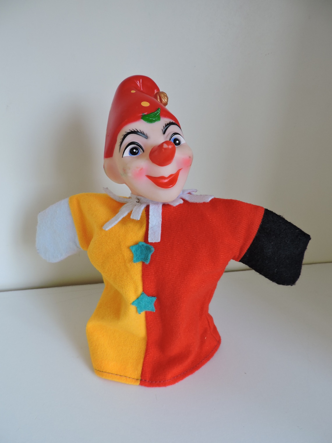 Clown Hand Puppet Glove Puppet Comedy Jester Fairy Tale - Etsy