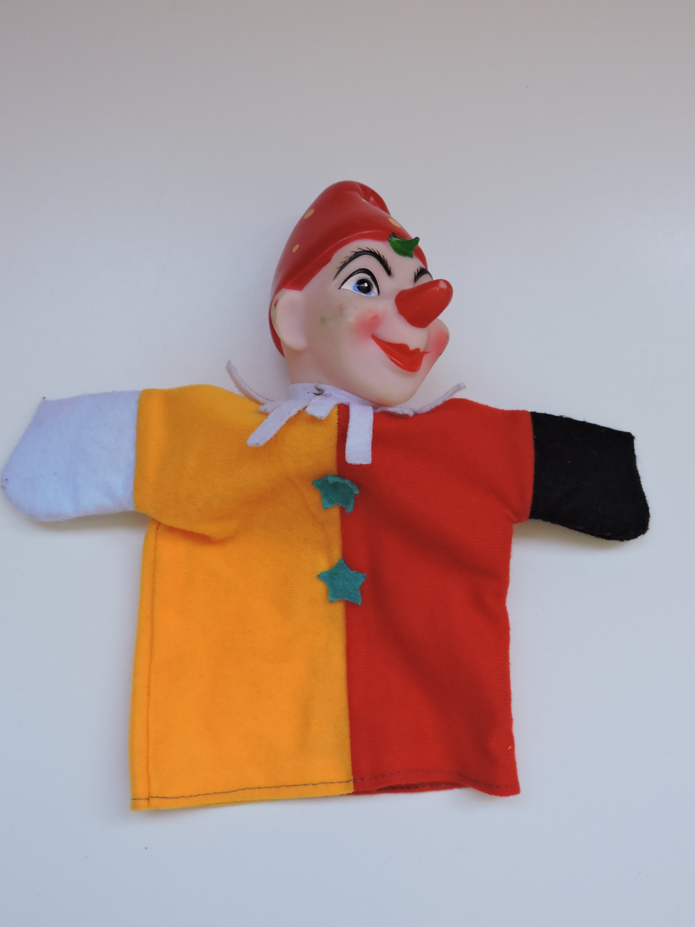 Clown Hand Puppet Glove Puppet Comedy Jester Fairy Tale - Etsy