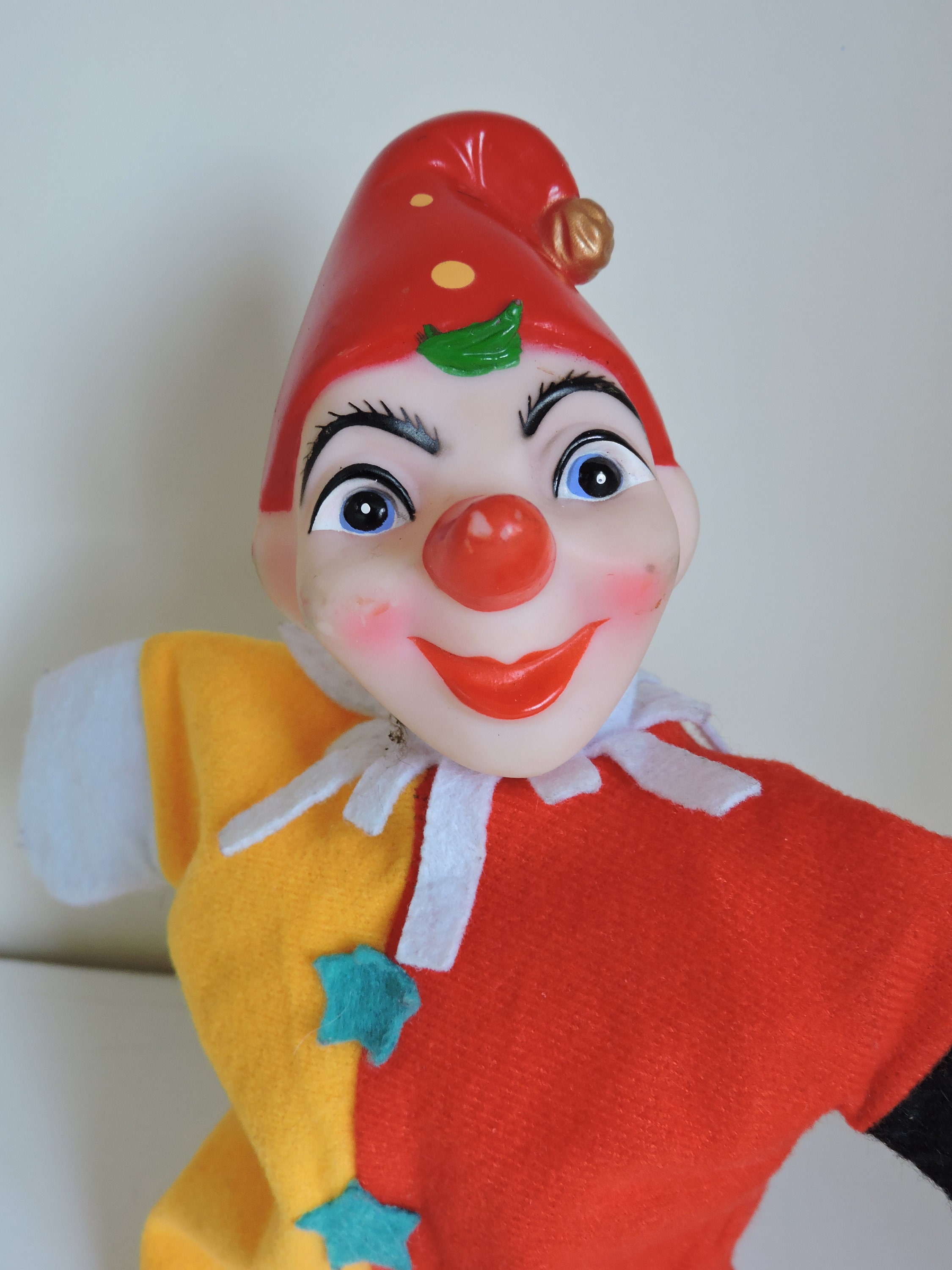 Clown Hand Puppet Glove Puppet Comedy Jester Fairy Tale - Etsy