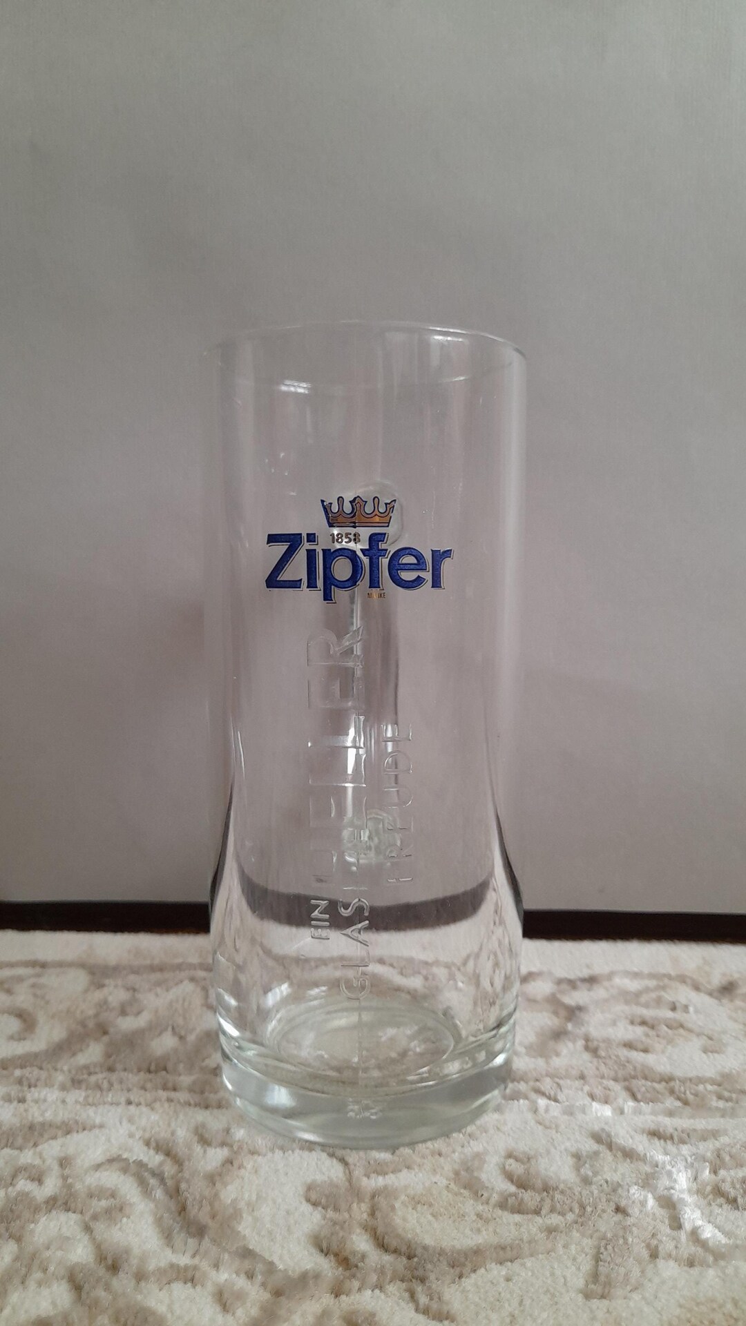 Zipfer Beer Mug, Austrian Beer Stein, German Bierkrug, Vintage Glass ...