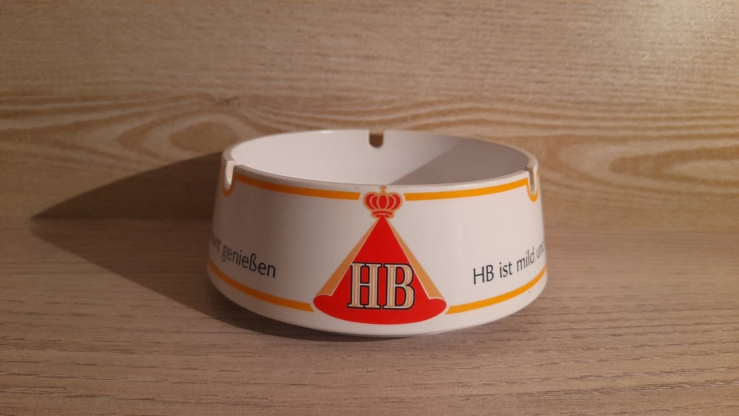 HB Vintage Ashtray Cigarette Brand Haus Bergmann Cigar - Etsy