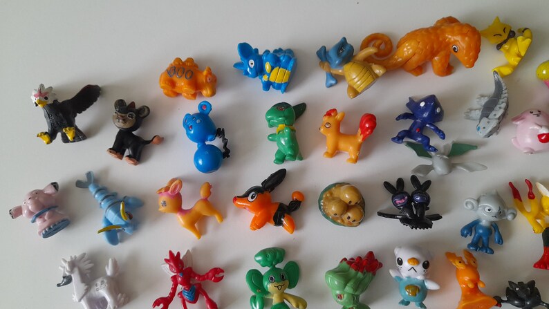 Pokemon Mini Figures Set of 52 Characters Pokemon Action - Etsy