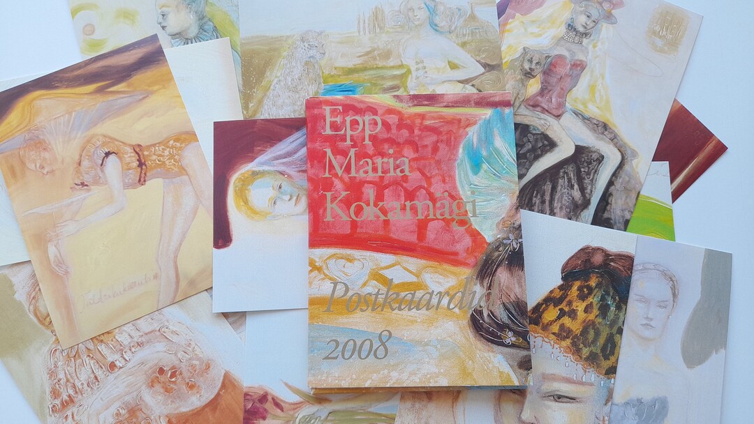 Epp Maria Kokamägi Art Postcards, Women in Art, Estonian Art, Set of ...