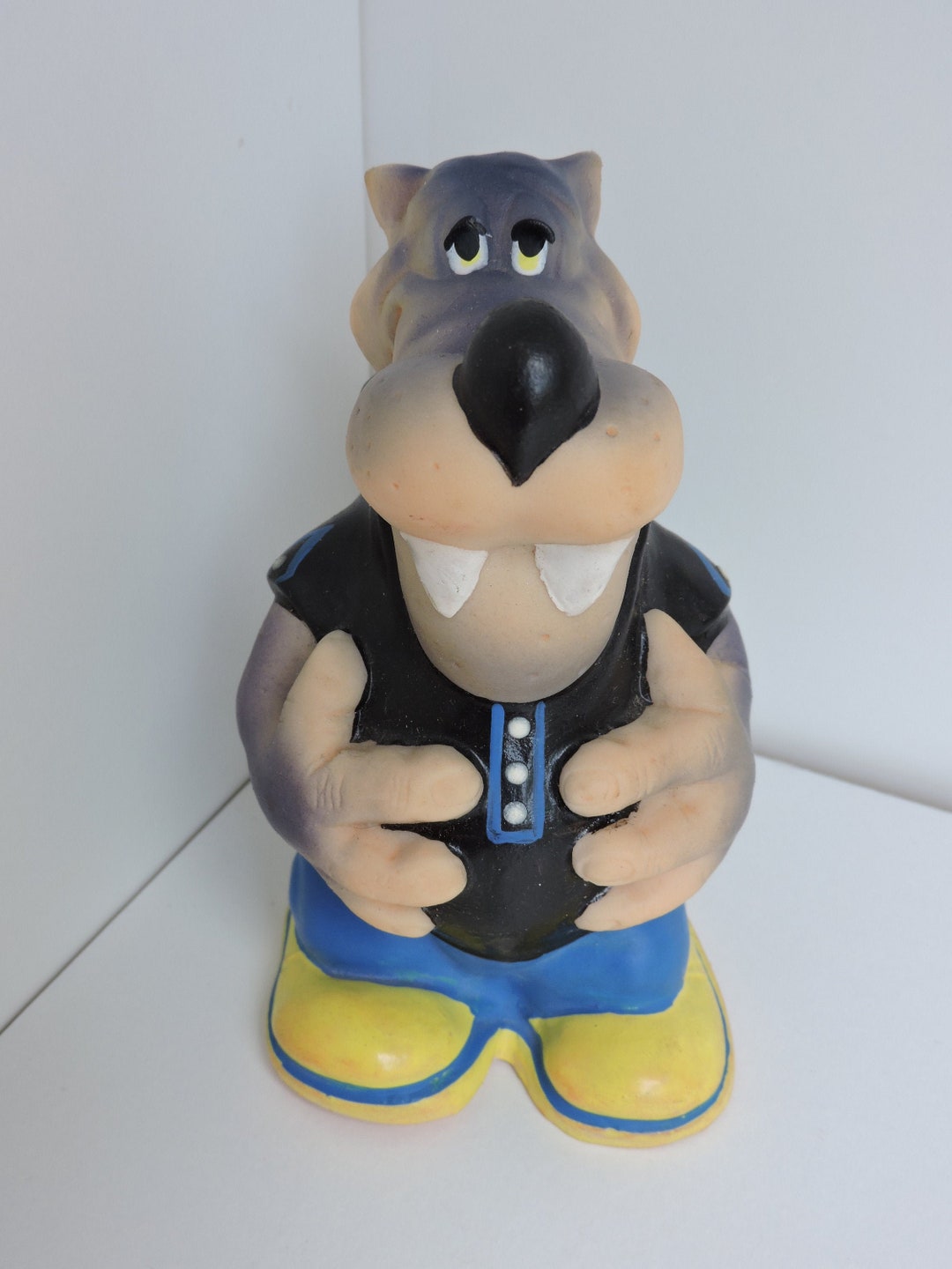 Wolf, Rubber Wolf, Rubber Toy, Rubber Animal, Wolf Figurine, Gummi Wolf ...