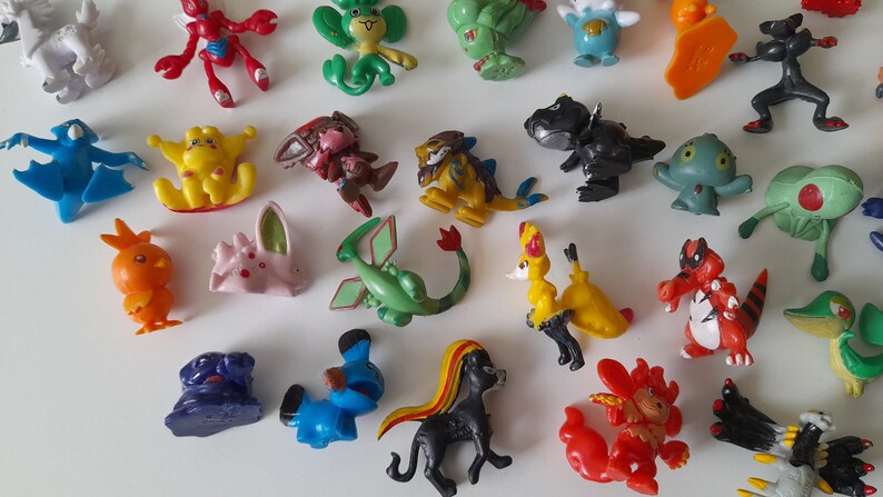 Pokemon Mini Figures Set of 52 Characters Pokemon Action - Etsy
