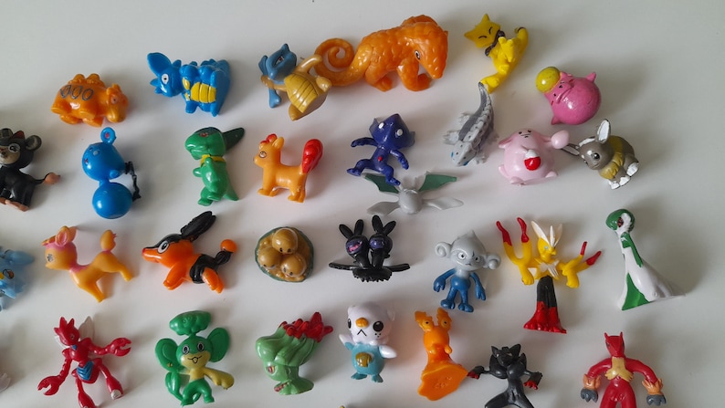 Pokemon Mini Figures Set of 52 Characters Pokemon Action - Etsy