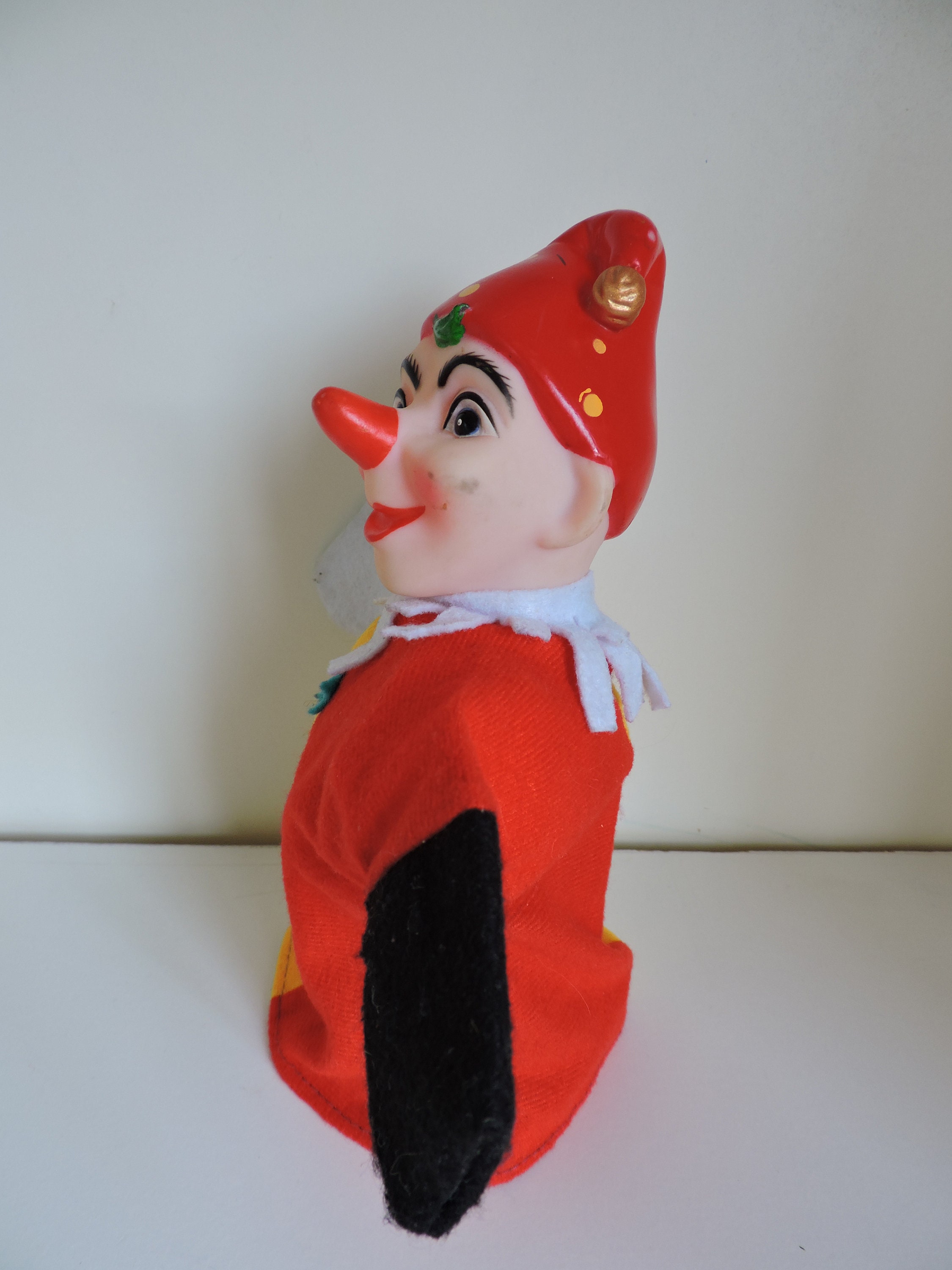 Clown Hand Puppet Glove Puppet Comedy Jester Fairy Tale - Etsy