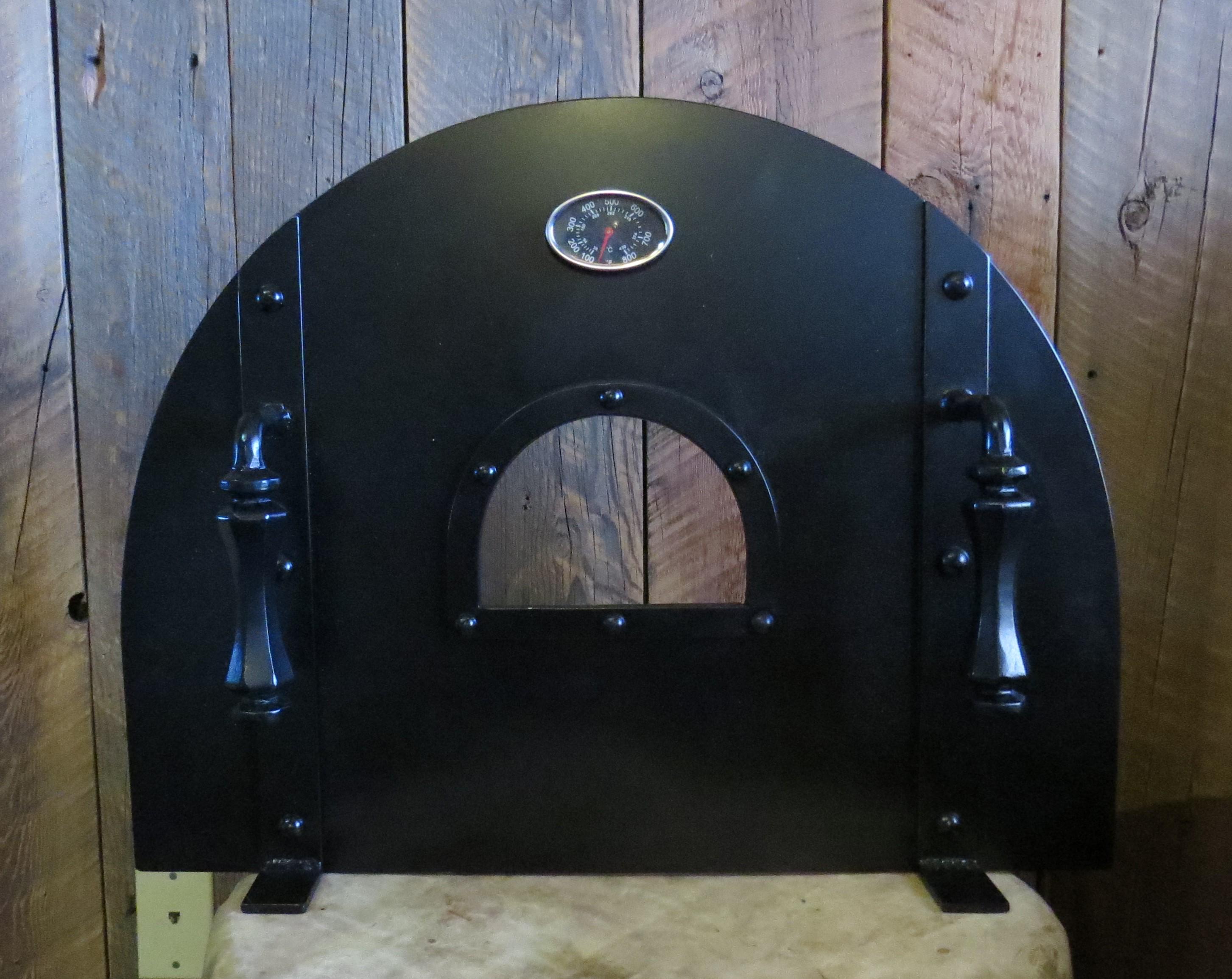 Mediterranean Arched Freestanding Pizza Oven Door - Etsy