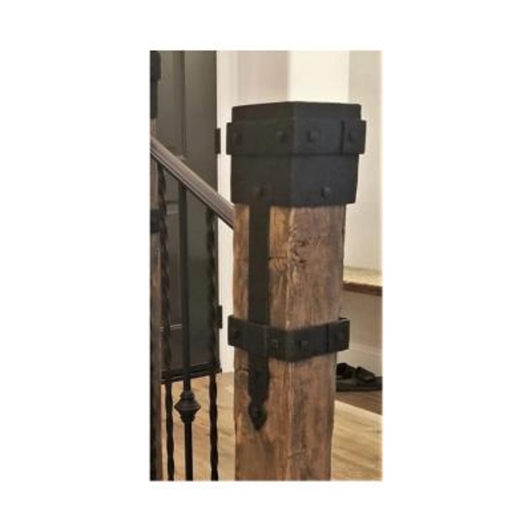 Rustic Iron Post Cap - Etsy