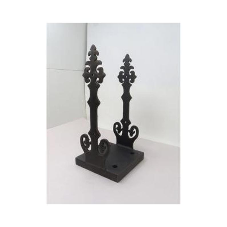 Renaissance Iron Flush Mount Post Base - Etsy