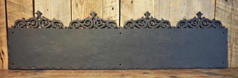 Gothic Cathedral Iron Kick Plate With Screws Included - Etsy
