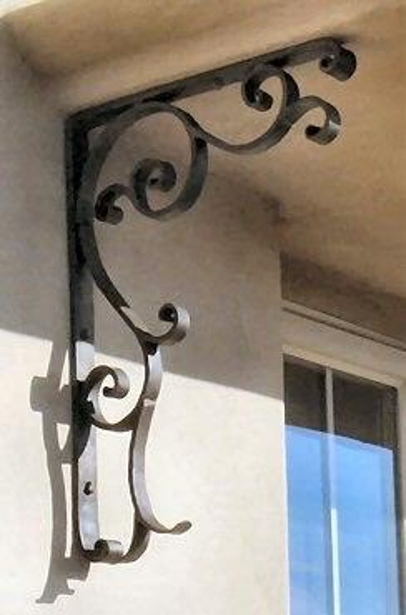 Chateauesque Iron Corbel Decorative Metal Corner Support - Etsy