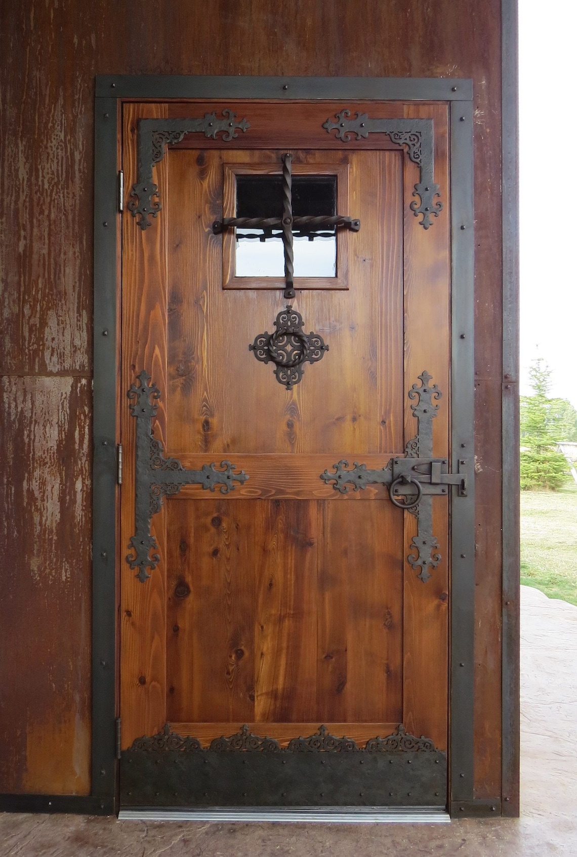 Gothic Cathedral Iron Kick Plate With Screws Included - Etsy