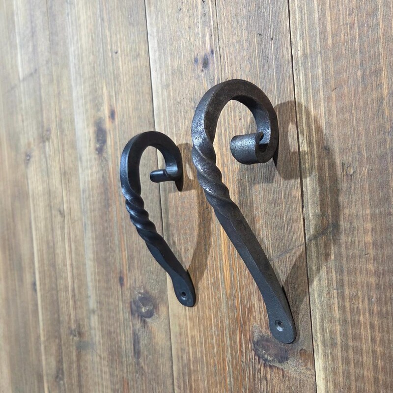 Hand Forged Cabinet Pulls - Etsy