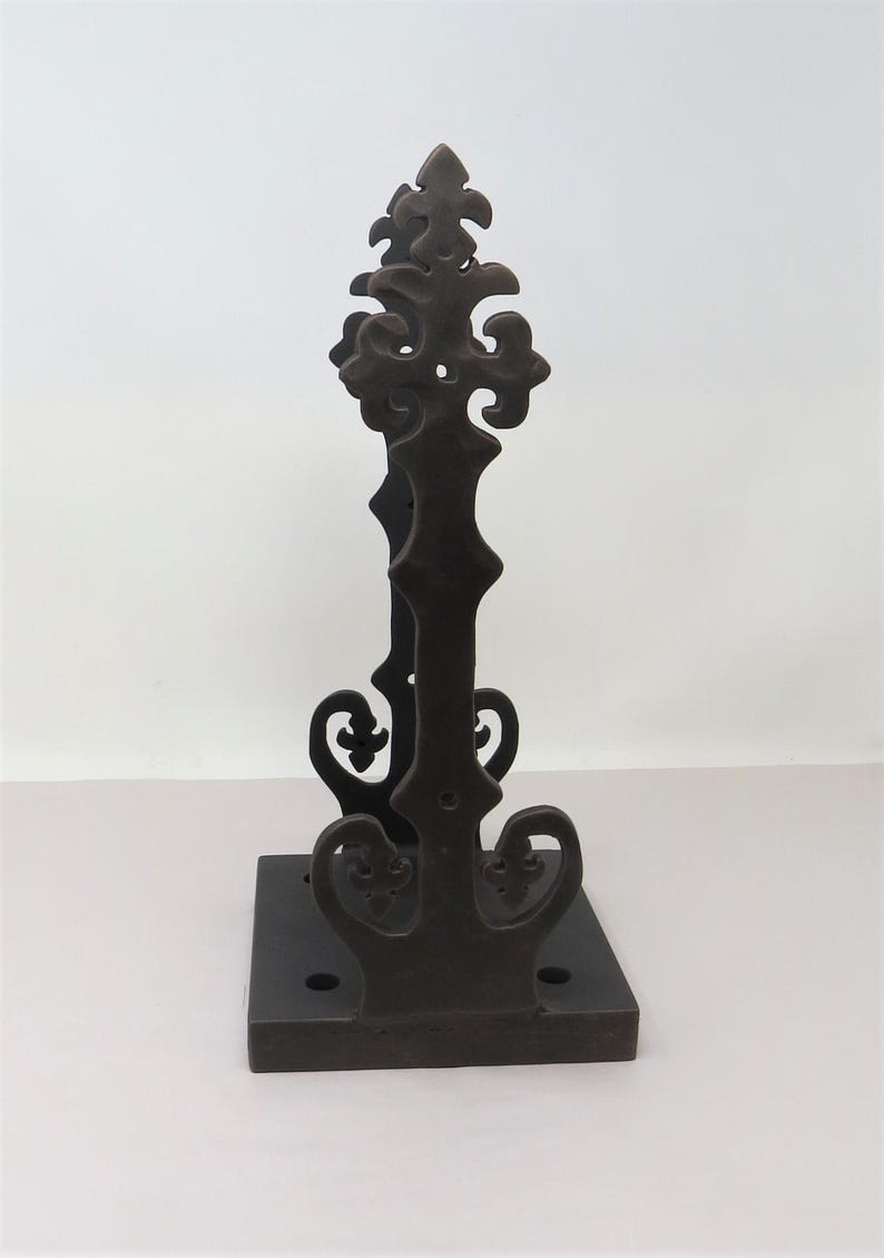 Renaissance Iron Flush Mount Post Base - Etsy
