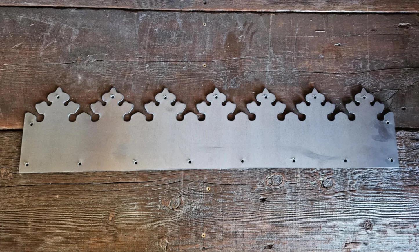 Decorated Gothic Iron Kick Plate - Etsy