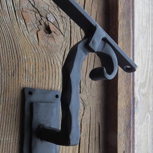 Traditional Tuscan Iron Handrail Bracket - Etsy