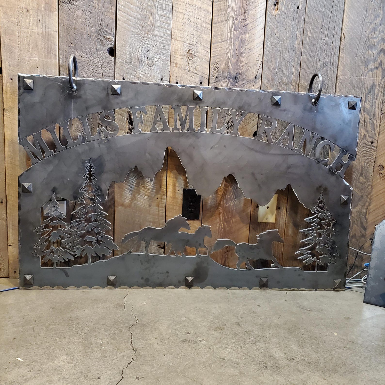 Western Iron Ranch Sign - Etsy