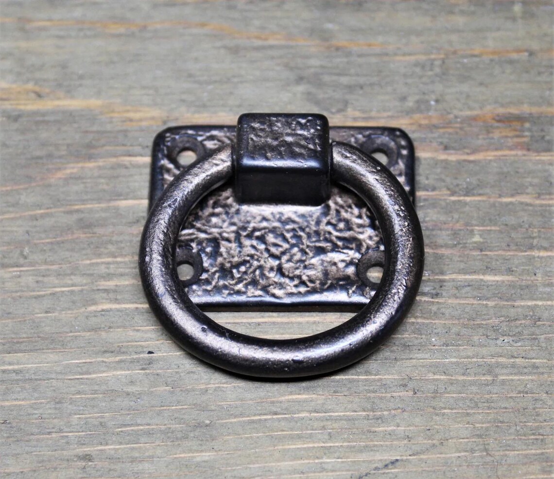 Iron Drawer Pull - Etsy